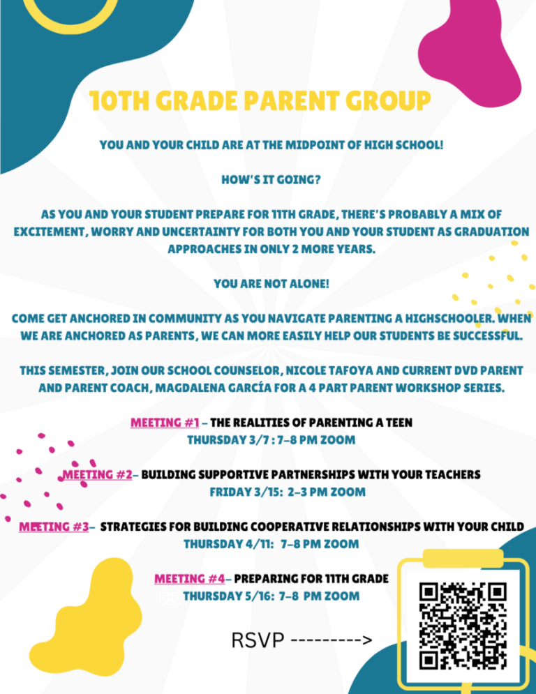 10th Grade Parent/Guardian Group - Da Vinci Design