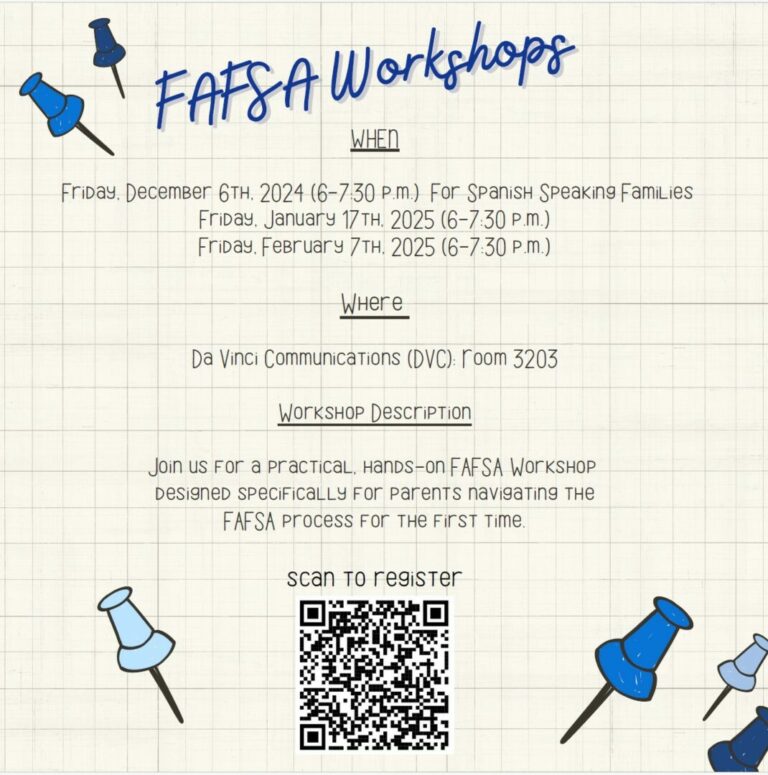 FAFSA Friday Workshop Series - Da Vinci Design