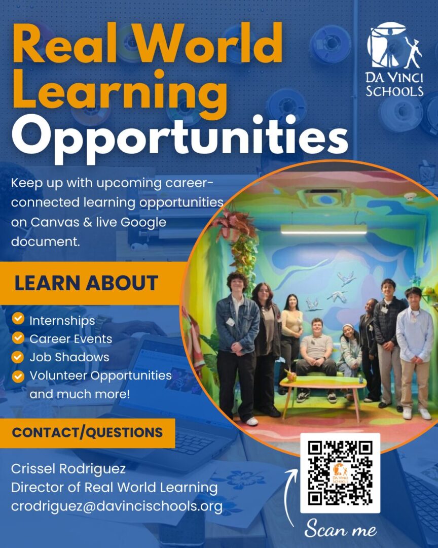 Real World Learning Opportunities - Da Vinci Design
