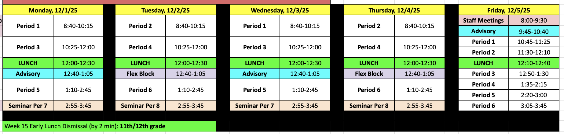 December Reminders! - Da Vinci Design